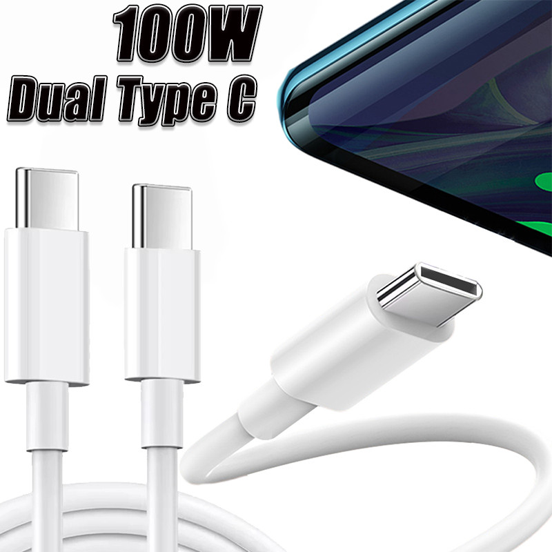 Type C ถึง Type C Double Head PD Quick Charge Data Line Universal สะดวก ...