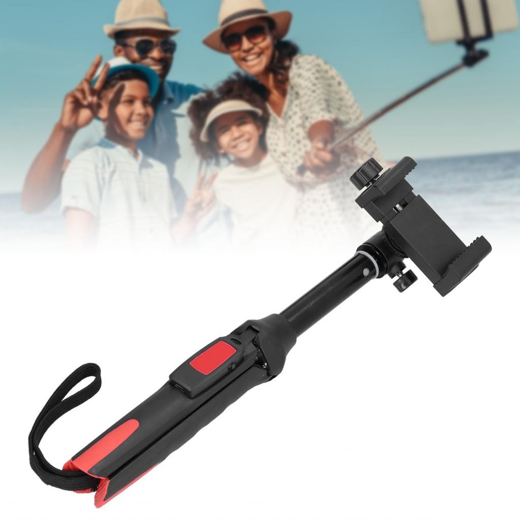 โทรศัพท์ Vlog Tripod Universal Compact Selfie Stick พร้อมคลิปสำหรับการ ...