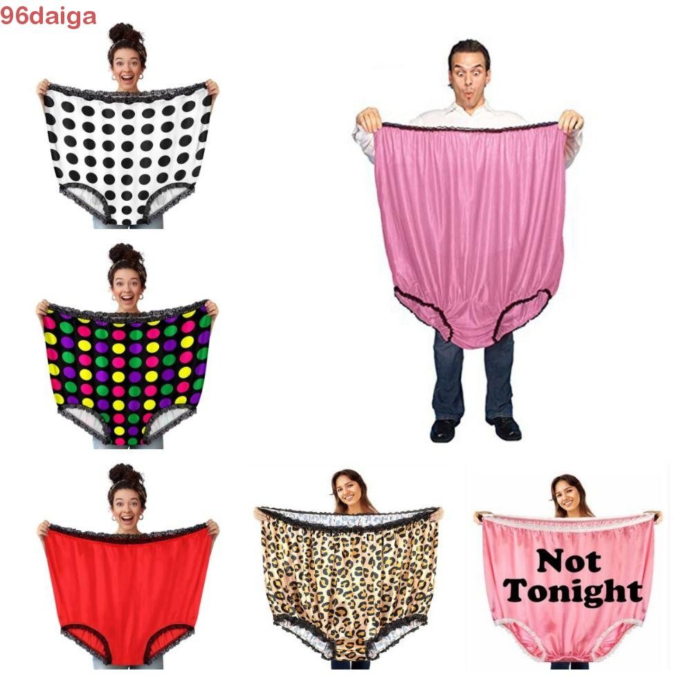 DAIGA Granny กางเกง Plus Size Spoof Gag ของขวัญ Joke สีสัน Terylen ตลก ...