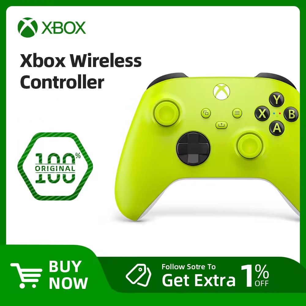 คอนโทรลเลอร์ไร้สาย Microsoft Xbox Core - Pulse Cipher/ White/Black ...