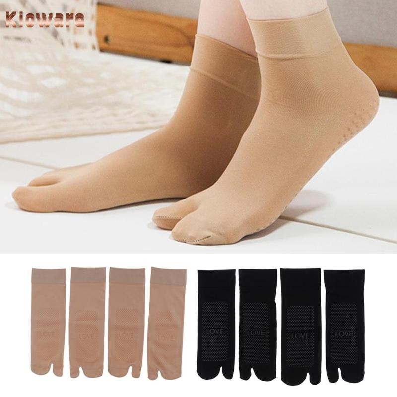 [Kloware] ถุงเท้า Tabi 2 คู่ สำหรับรองเท้าแตะ 2 นิ้วกันลื่น ขนาด 24x8 ...