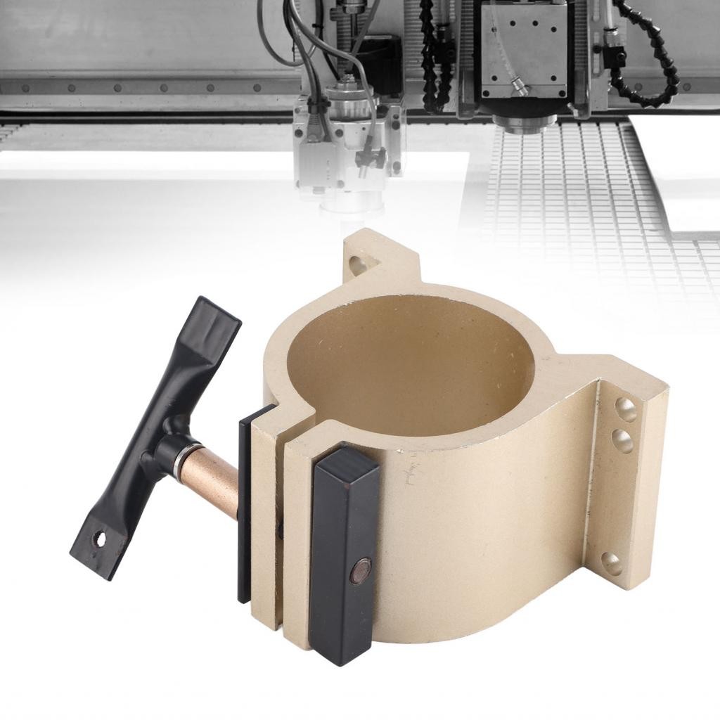 CNC Motors Clamp Motor Holder 80 มม. ID สำหรับเครื่องแกะสลัก | Shopee ...