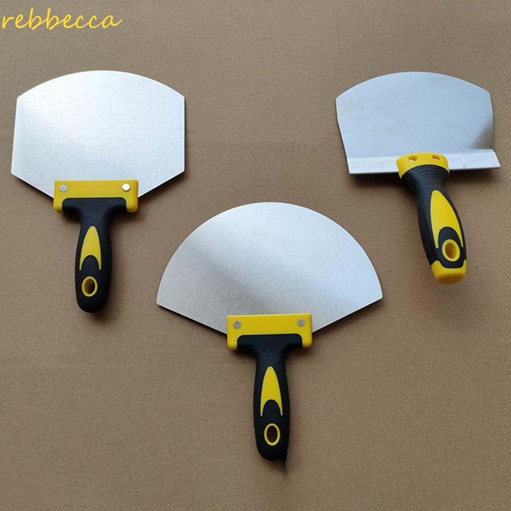 REBBCCA สี Putty Scraper เครื่องมือ Plaster พลั่วบรรจุไม้พาย Caulking ...