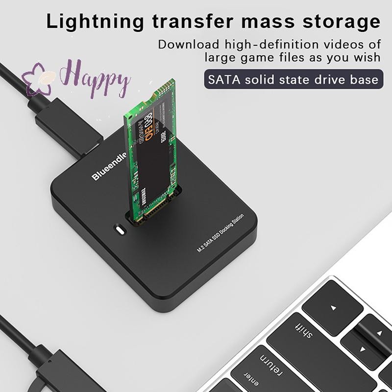 M2 NVME Docking Station M Key USB M 2 USB C SSD Case NVME และ NGFF Hdd SSD Docking Station ฐานลด ...