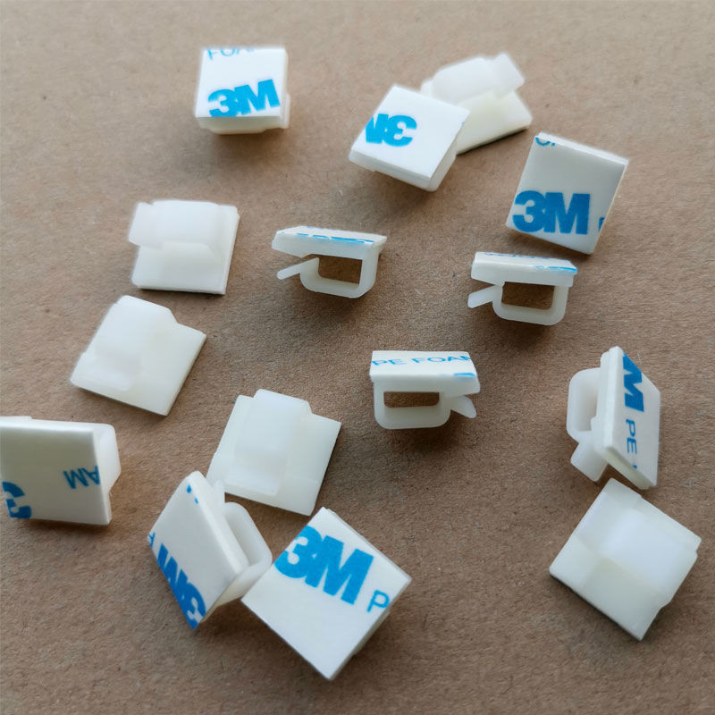 Self-Adhesive กาวสายการ์ด Sheath Line Buckle Non-Marking Holder Network ...