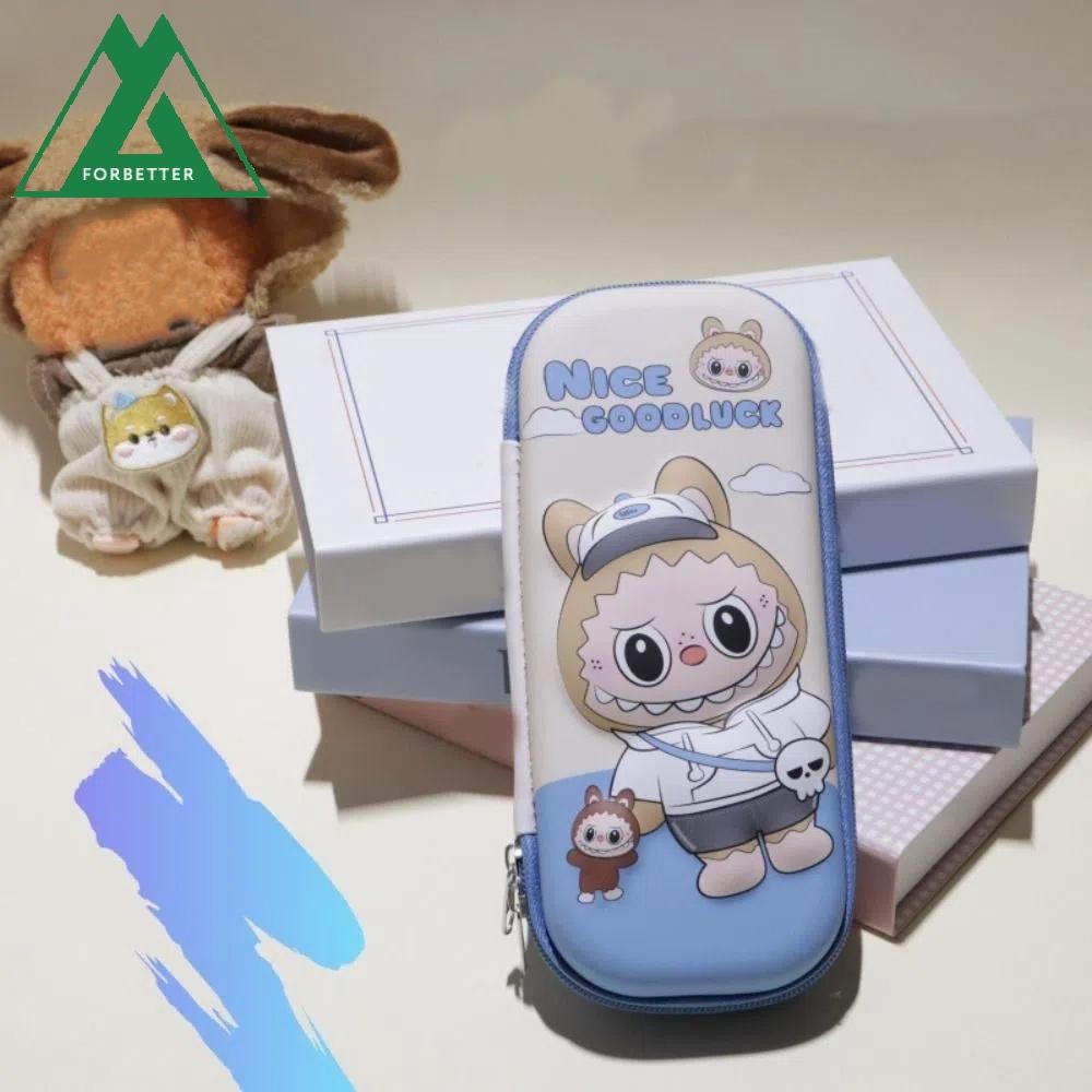 FORBETTER Labubu กล่องปากกา, ความจุขนาดใหญ่ Ins สไตล์ Labubu กล่องดินสอ ...
