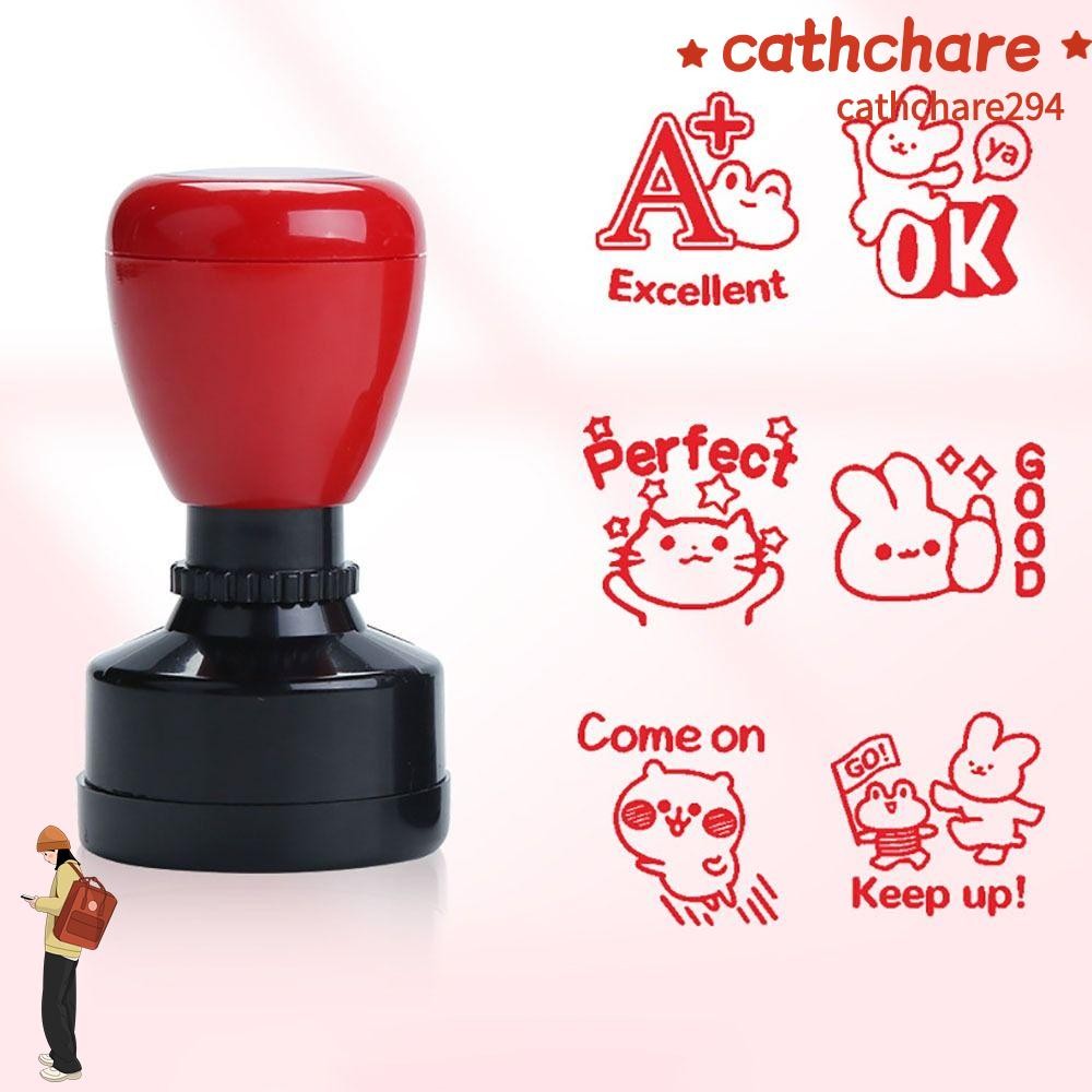 CATHCHARE294 Emoticons Seal, ครูอุปกรณ์สรรเสริญ Emotics ครู Encourage แสตมป์, Scrapbooking Seal ...