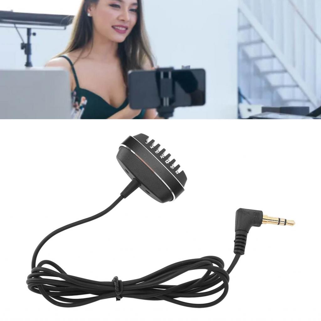 Lavalier Microphone 3.5 มม. อินเทอร์เฟซการลดเสียงรบกวนแบบ windproof mic ...