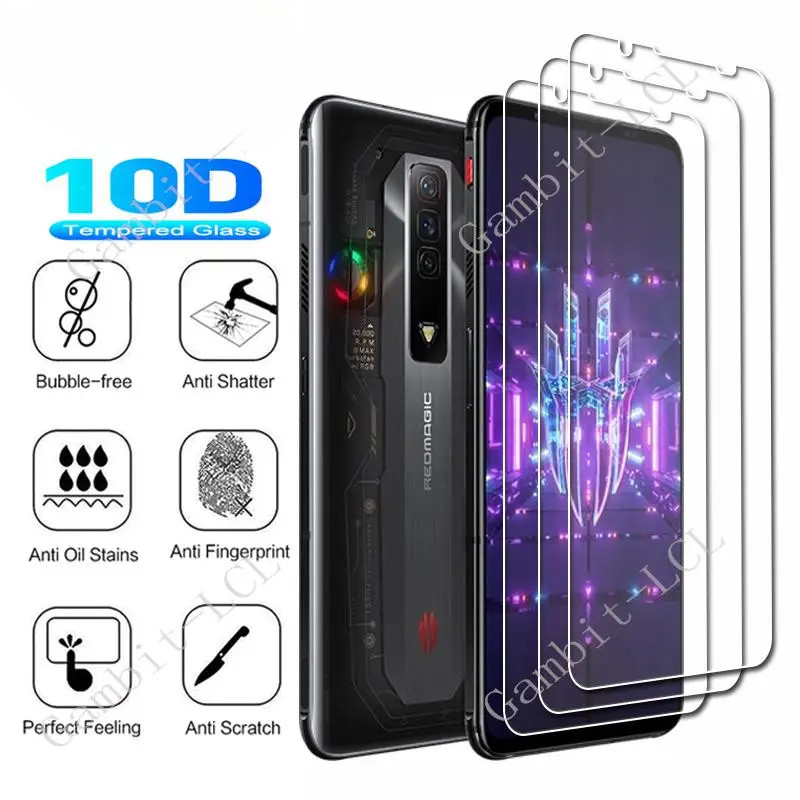 กระจกนิรภัยสําหรับ ZTE Nubia Red Magic 7 Pro RedMagic 7Pro 6R 6s 6 5G 5S 3S 3 6Pro หน้าจอป้องกัน ...