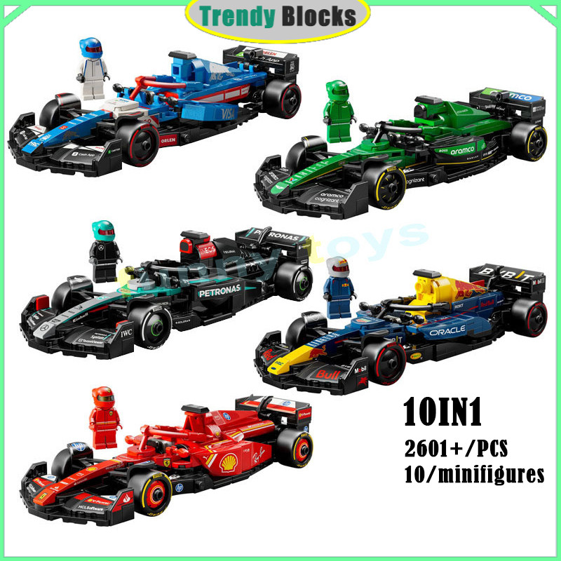 66802 Ultimate F1 Collectors F1 รถ Building Blocks 10IN1 ความเร็ว ...