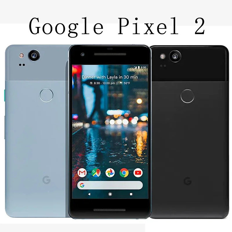 Google Pixel 2 Pixel2 5.0 นิ้ว Octa Core 4G LTE โทรศัพท์มือถือ Android สมาร์ทโฟน 4GB+64GB/128GB ...
