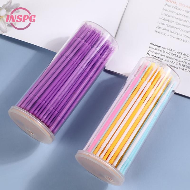 INSPG> 100 ชิ้น/แพ็ค Bendable Micro Brushes Disposable Microbrush ...