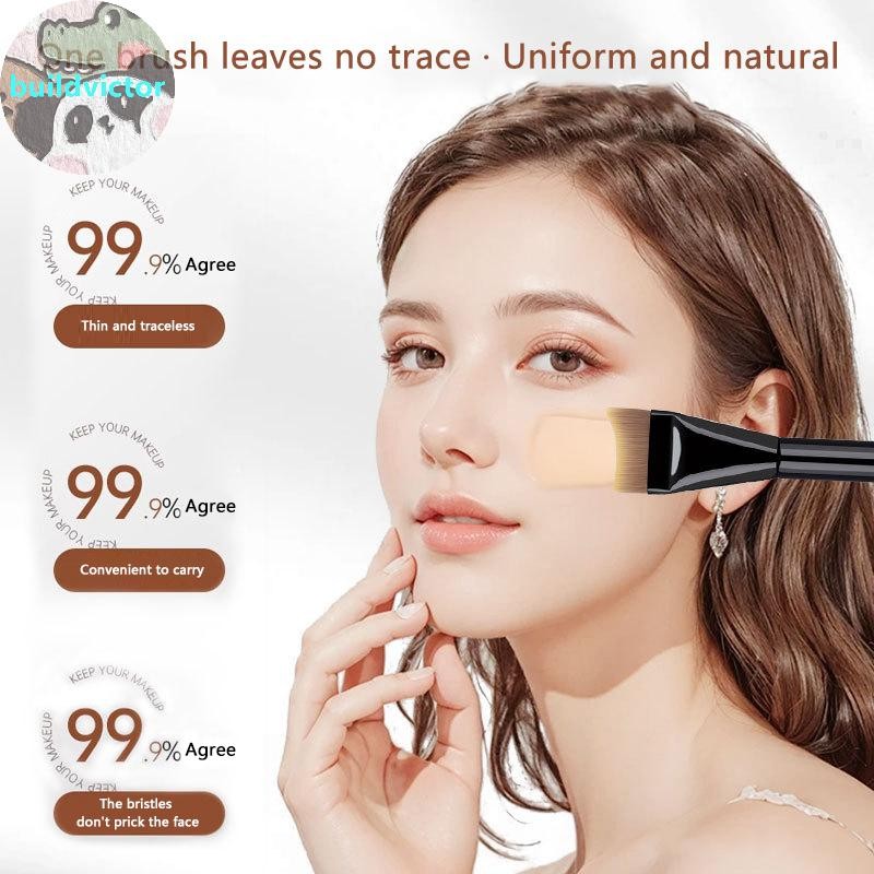 Buildvictor Ultra Thin Crescent Foundation แปรง Face Contour แปรงสี ...