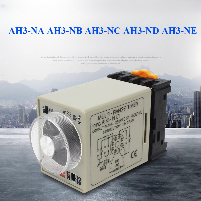 รีเลย์เวลา AH3-NA AH3-NB AH3-NC AH3-ND AH3-NE ตัวจับเวลาหน่วงเวลาเปิด ...
