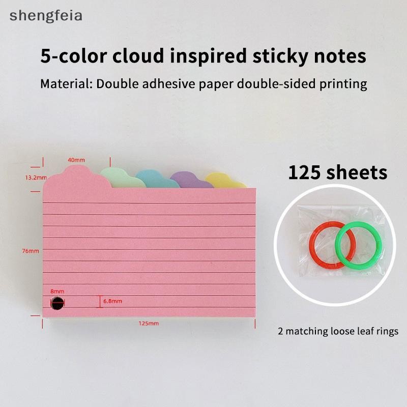 [SFI] 1 ชุดสีดัชนีการ์ด Dividers Tabbed การ์ด Ruled Note Card Tabbed ...