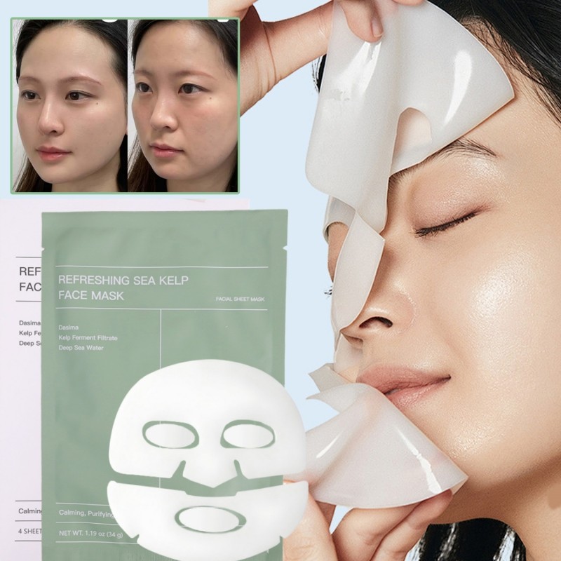 4 ชิ้น Split Bio Collagen Face Mask - Anti Aging Fade Fine Lines Mask ...