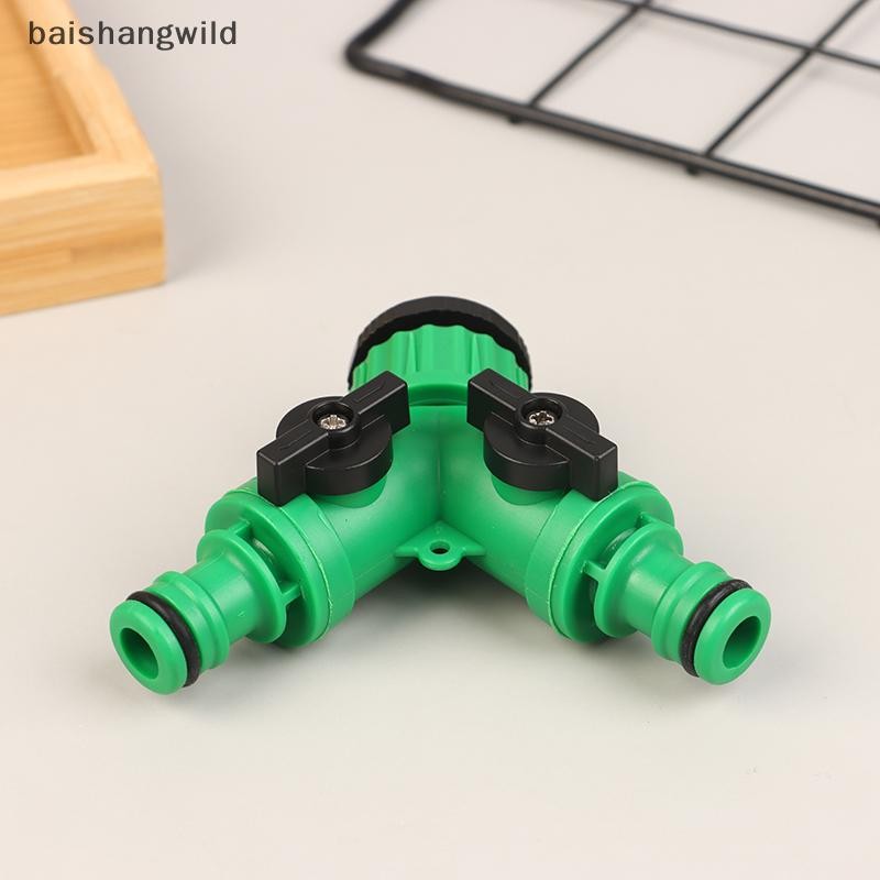 Bwth 2-Way Garden Tap Water Splitter ท่อเกลียวหญิง Y ประเภทวาล์ว Jelly ...