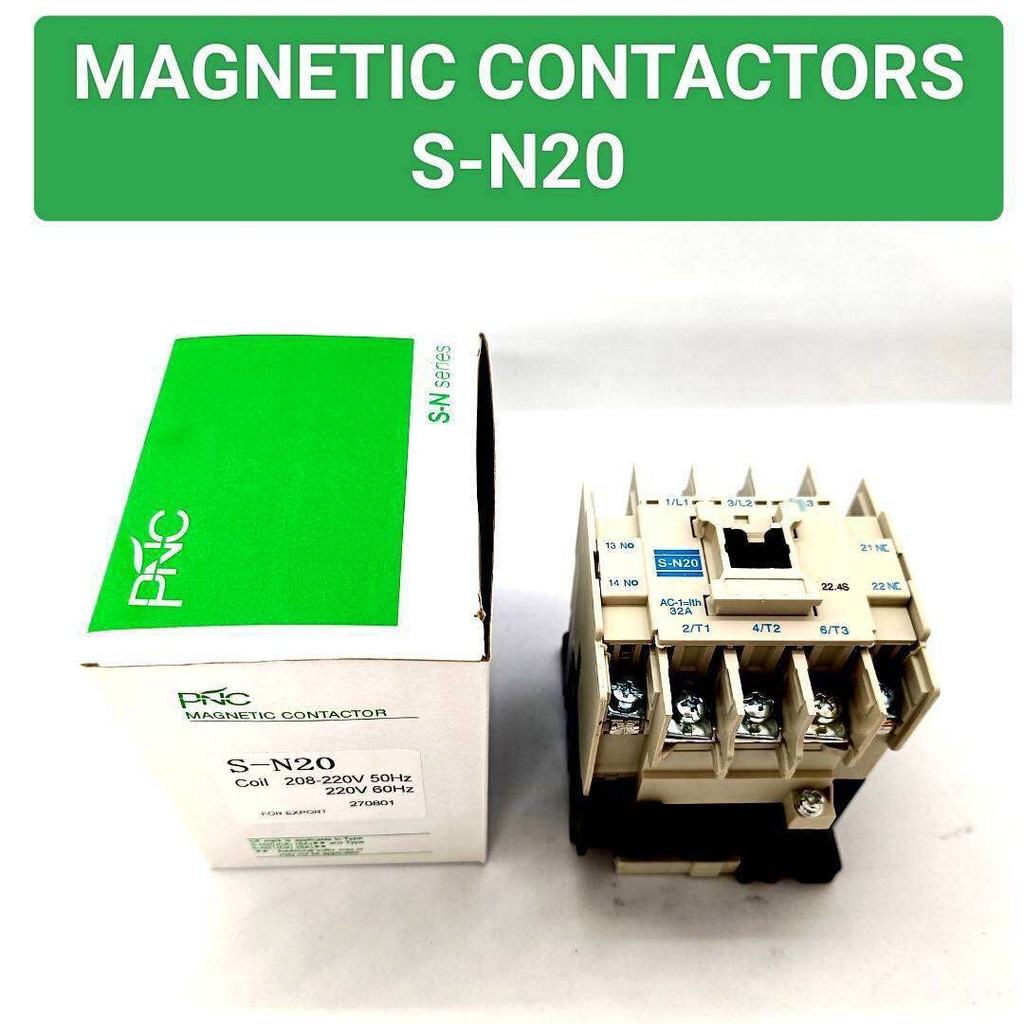 ร้านแนะนำ แมกเนติก คอนแทคเตอร์ SN-20 Coil AC220V Magnetic AC Contactor ...