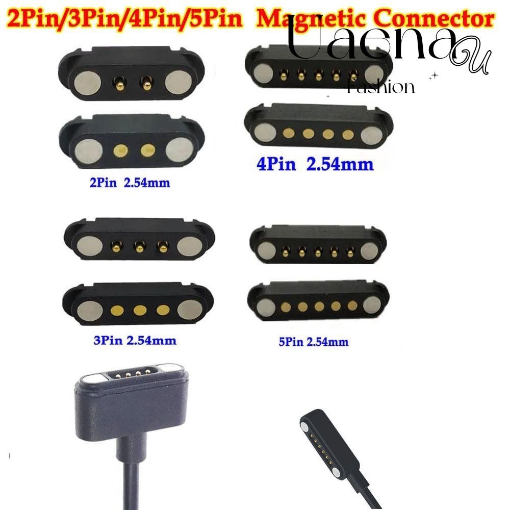 UAENAU Pogopin Magnetic Connector,กันน้ํา 2Pin 3Pin 4Pin 5Pin DC ...