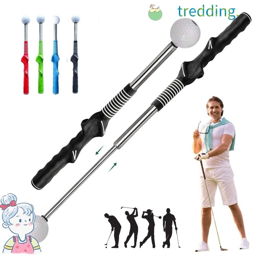 TREDDING491 Golf Swing Training Aid, พร้อม Click Feedback Portable Golf ...