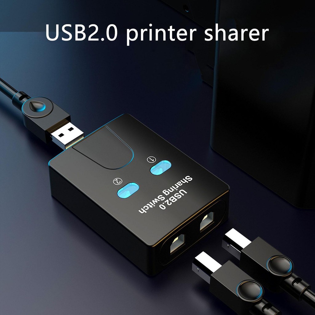 USB Peripheral Switcher Adapter Box Hub USB Sharener with 2-in 1-out ...