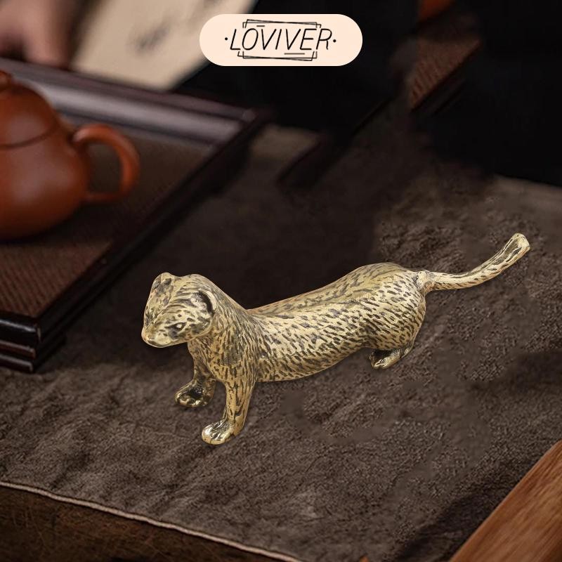 ทองเหลือง Mini Weasel รูปปั้น Weasel ตุ๊กตาสะสมอเนกประสงค์ตกแต่งงาน ...