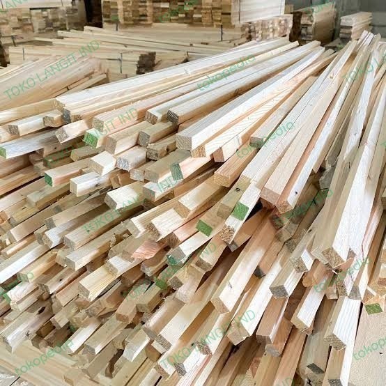 รายการไม้ Fine Wood Battens Square ขนาด 3 x 2 cm Wooden Battens ...