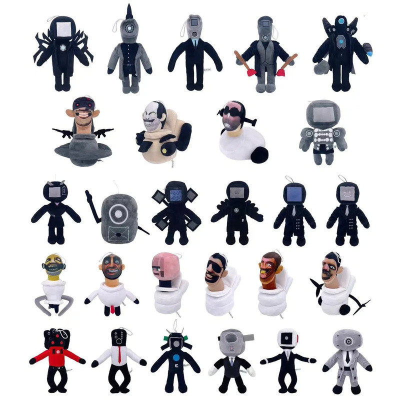 สินค้าใหม่ตุ๊กตา Spoof Toilet Man Monitor Doll Audio Man Plush Toy ...