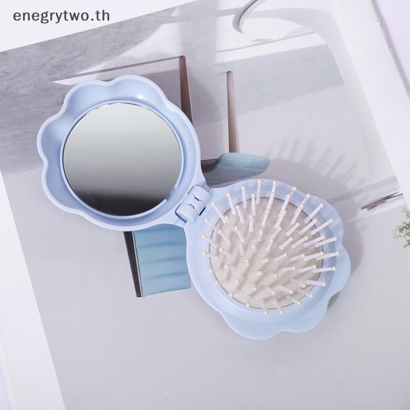 HB & ผม Senbeibei แบบพกพา Mini Hairb กระจกร้านทําผม Hairdressing นวดพับ ...