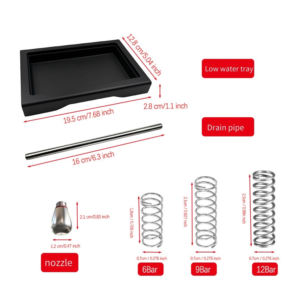 【NEW】Low Drip Tray Heat-Resistant Plastic Installation Easy Espresso ...