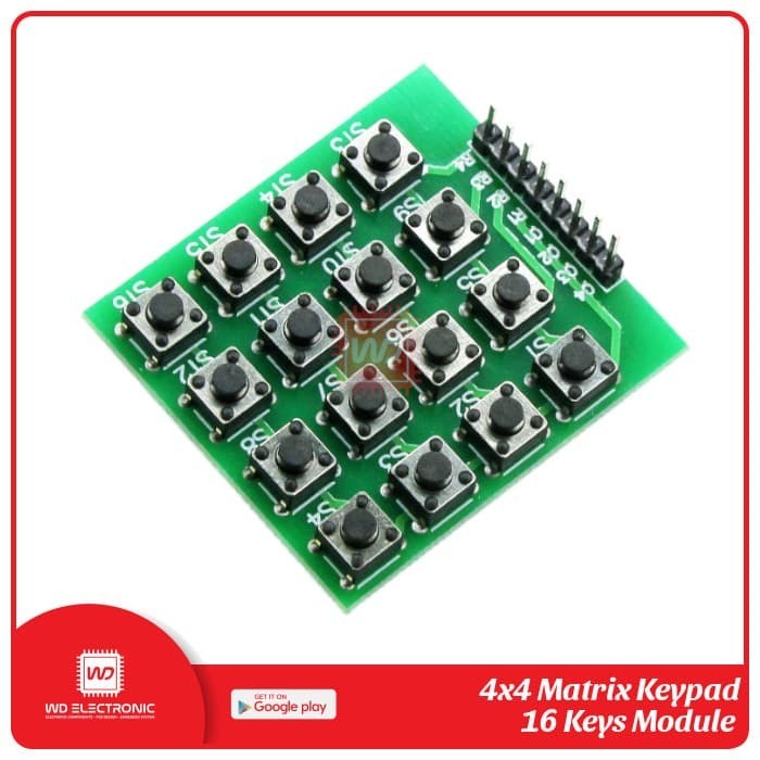 PART & TOOL KEYPAD 4x4 MATRIX โมดูล CO27 | Shopee Thailand