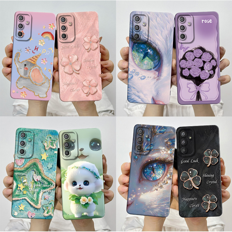 สําหรับ Samsung Galaxy M15 F15 5G กรณี SM-M156B SM-E156B กันกระแทกการ ...