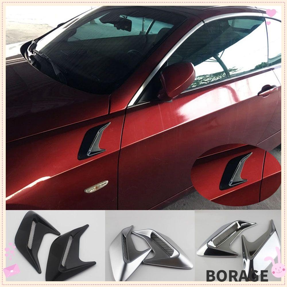 BORAG 1 คู่ตกแต่งช่องระบายอากาศด้านข้าง Auto Shark Gill ทางเข้าอากาศ | Shopee Thailand