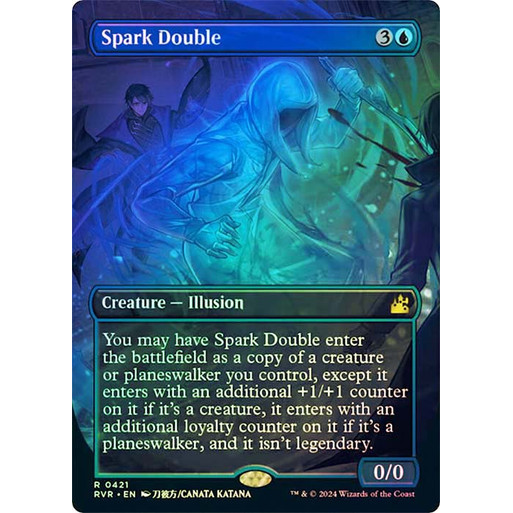 การ์ด EDH PlayTest - Spark Double (สีน้ําเงิน) | Shopee Thailand