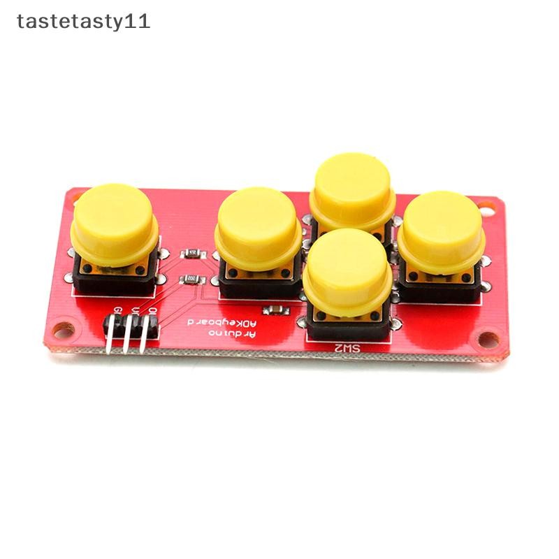 TA AD คีย์บอร์ดจําลองโมดูลห้าคีย์ปุ่มอะนาล็อกสําหรับ Arduino Sensor ...