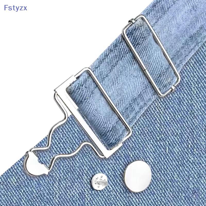 Fstyzx Dungaree Fasteners คลิปรั้งหัวเข็มขัดกางเกงยีนส์ปุ่มสำหรับ ...