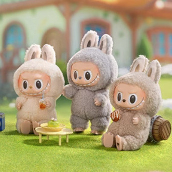 Pop Mart-labubu Dai Heart Macaron Plush labu ตุ๊กตากระเป๋าจี้ปริศนารถ ...