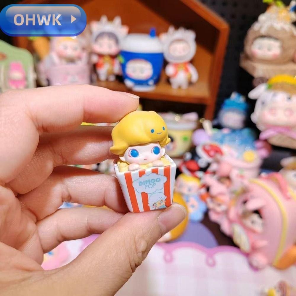 OHWK Mini Jewelry, กล่อง POPMART POPBEAN DIMOO, โมเดลตุ๊กตาการ์ตูน ...