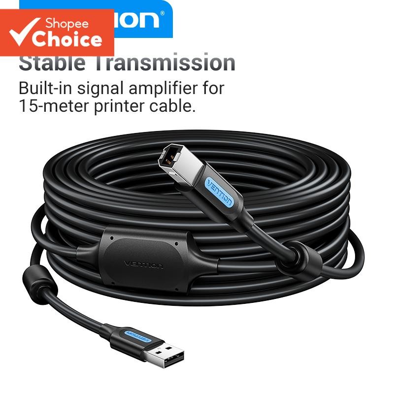 Vention สายเครื่องพิมพ์ USB USB Type B 2.0 Male to Male 480Mbps สําหรับ ...