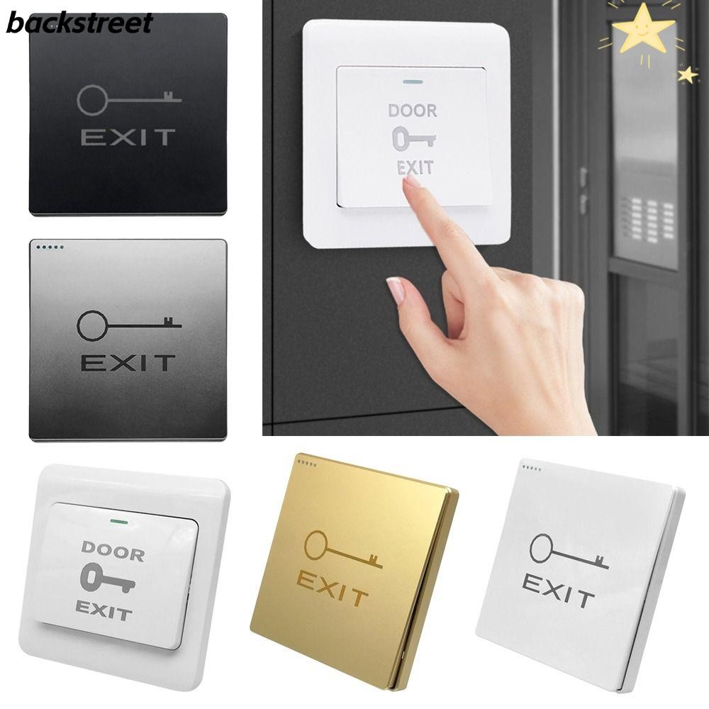 BACKSTAGEEET Access Control Switch Plastic Door Access Control System Push Lock Release Switch ...