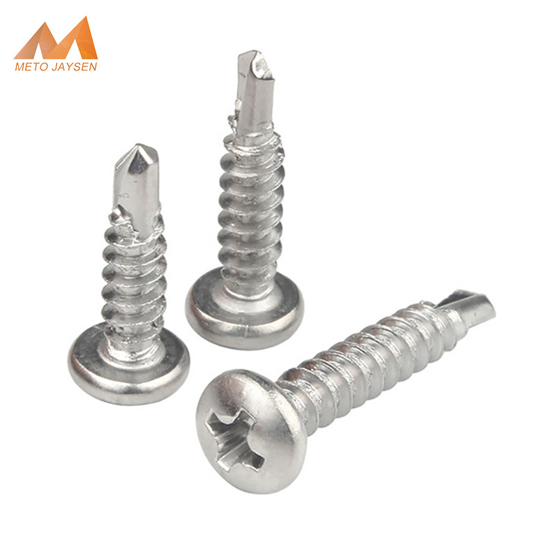 304 สแตนเลส Phillips Pan หัวเจาะหางสกรูแตะตัวเอง M4.2 M4.8 Bolt ความยาว 13-50 มม. | Shopee Thailand