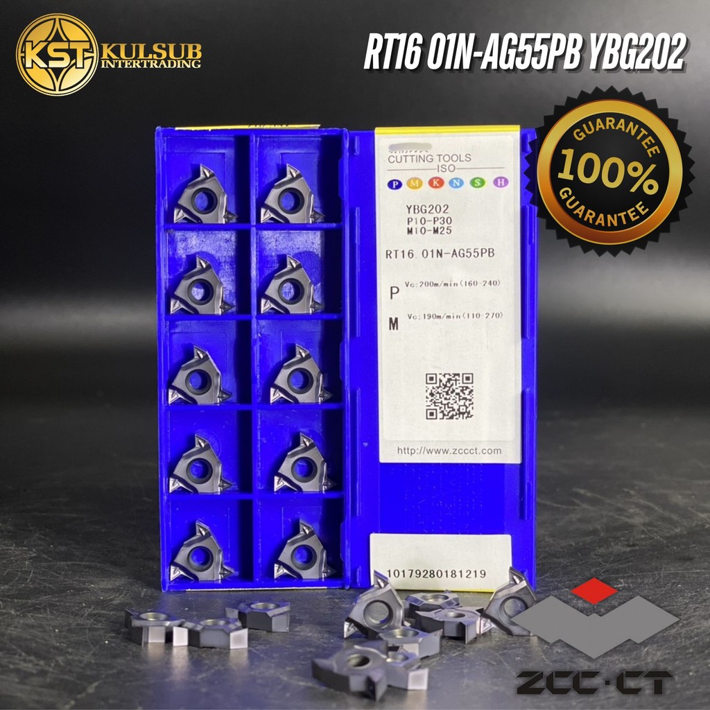 ZCC-CT เม็ดมีดกลึงเกลียวนอก INSERT RT16.01W-AG60PB RT16.01W-AG55PB ZCC ...