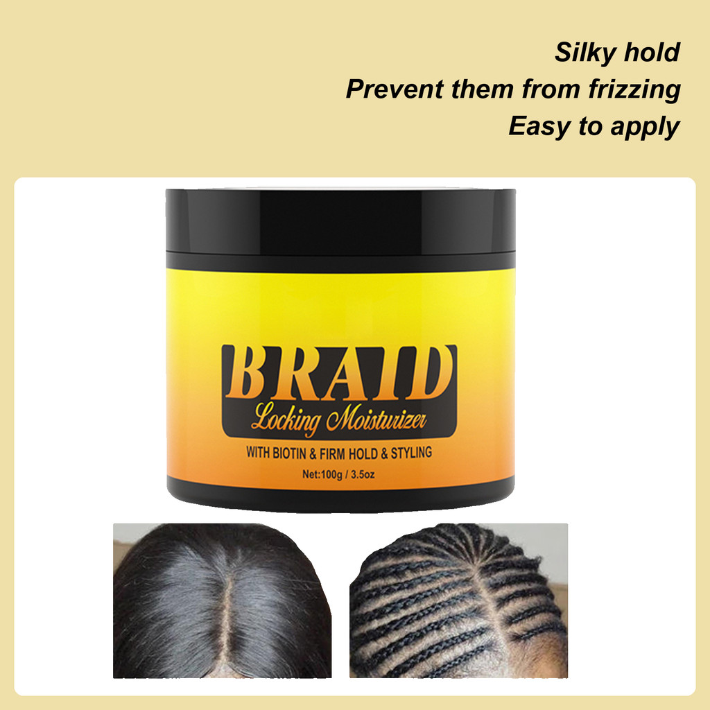 Braiding Hair Gel Moisturizing Neat Braid Gel 100g Instant Control Edge ...