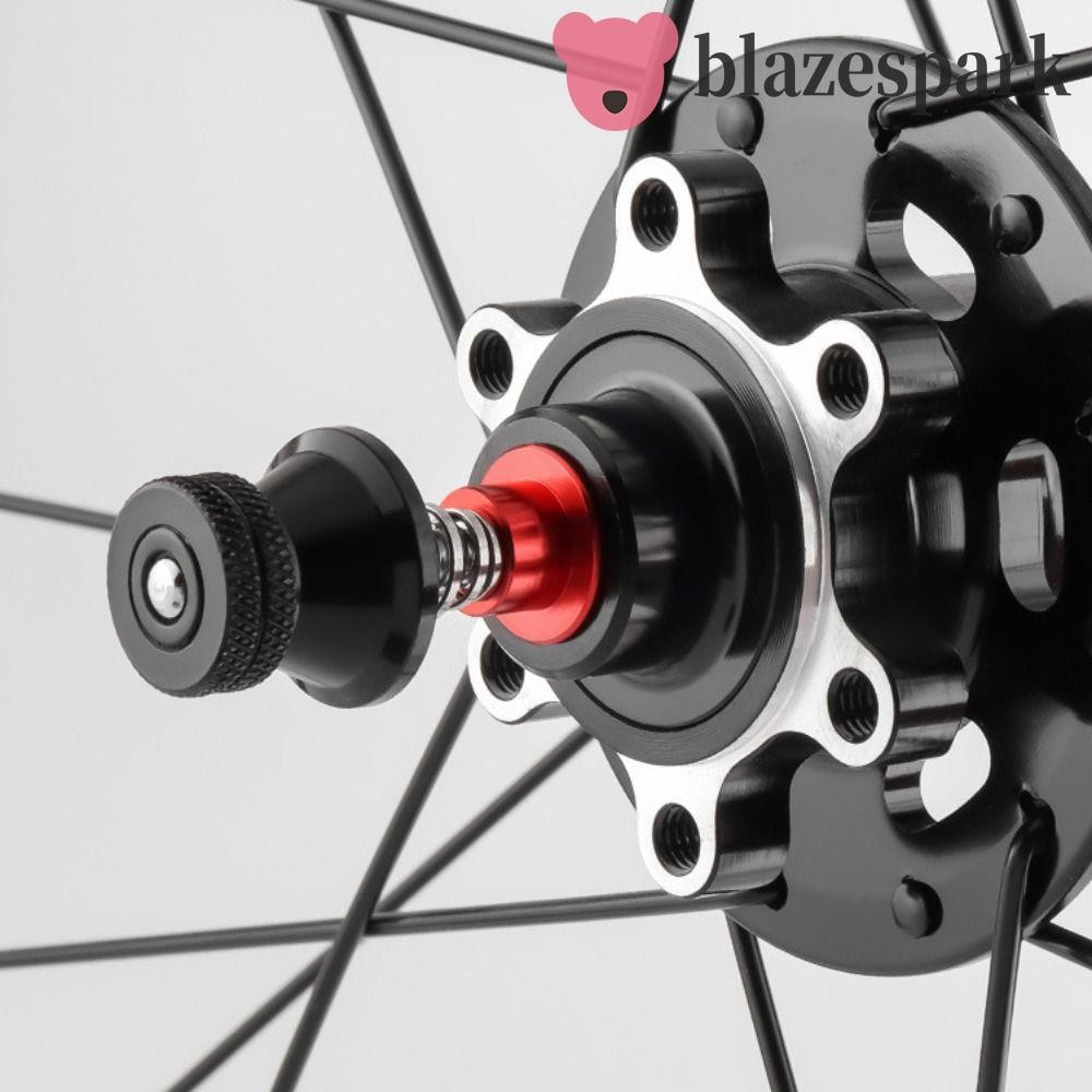BLAZESPARK 2 ชิ้นจักรยาน Hub Thru เพลาอะแดปเตอร์,อลูมิเนียม Quick Release Bike Hub Converter ...