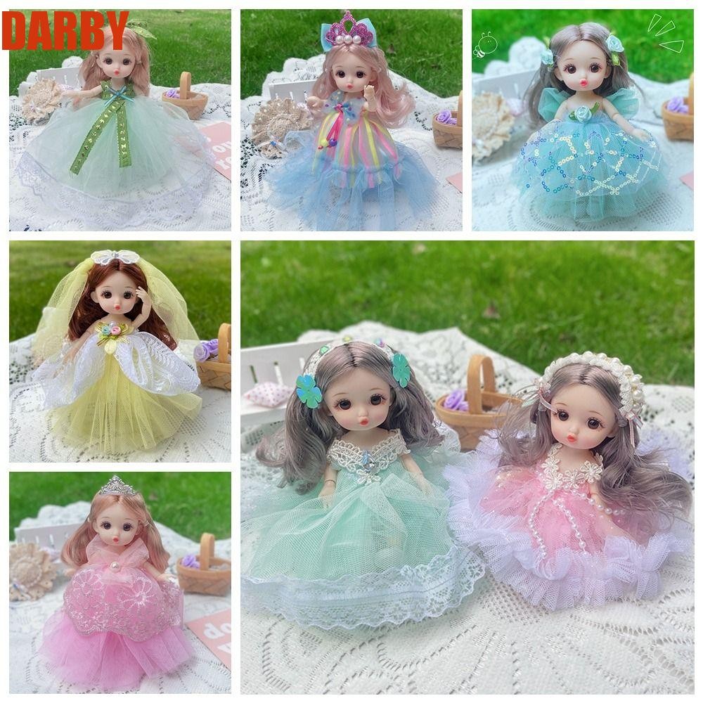 DARBY Big Eyes Princess ตุ๊กตา Bjd, 13 ข้อต่อ 16 ซม.16 ซม.ตุ๊กตา Bjd ...