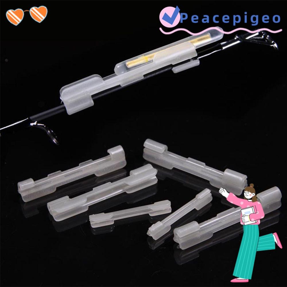PEACEPIGEO 6/12 ชิ้นเครื่องป้อนคันเบ็ด light แท่งไฟเรืองแสงสีเข้ม | Shopee Thailand