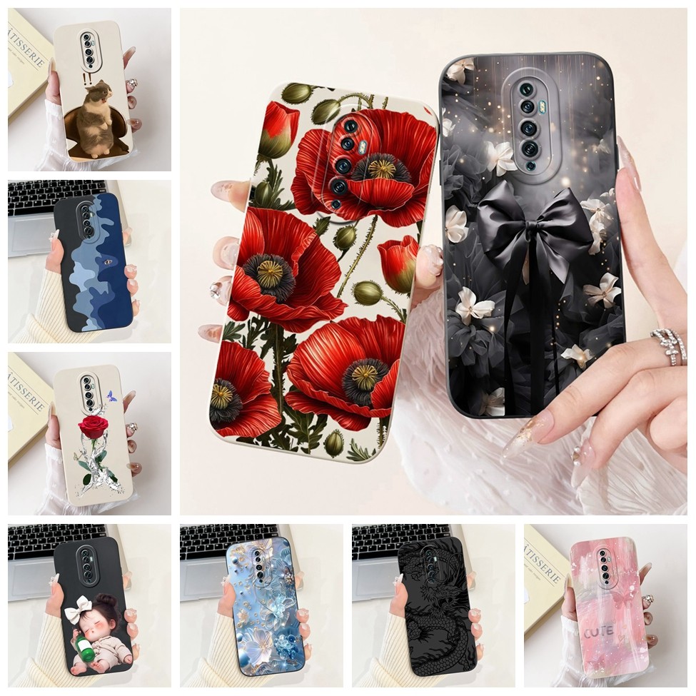 Oppo Reno 2F CPH1989 2Z CPH1945 CPH1951 กรณี Oppo Reno 2Z หรูหราแฟชั่น ...