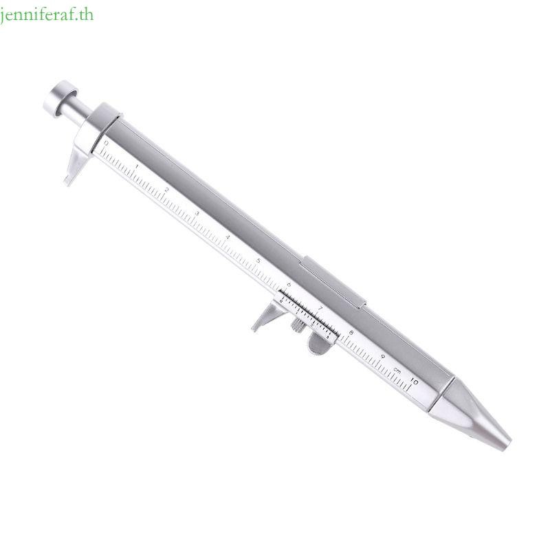 Jenniferf ปากกาลูกลื่นพลาสติก Vernier Caliper ไม้บรรทัดมัลติฟังก์ชั่น ...