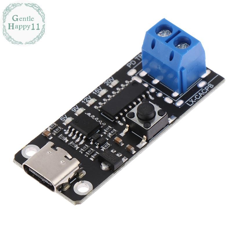 GentleHappy 100W 5A Fast Quick Charging Board Type-C USB C QC PD Decoy Trigger โมดูลความเร็วสูง ...