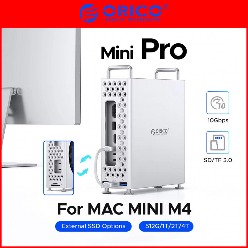 ORICO MiniPro USB Hub 10Gbps ขยาย Docking Station สําหรับ Mac Mini M4 ...